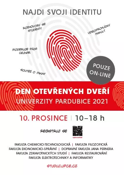 Den otevřených dveří na UPCE 2021 on-line | Univerzita Pardubice